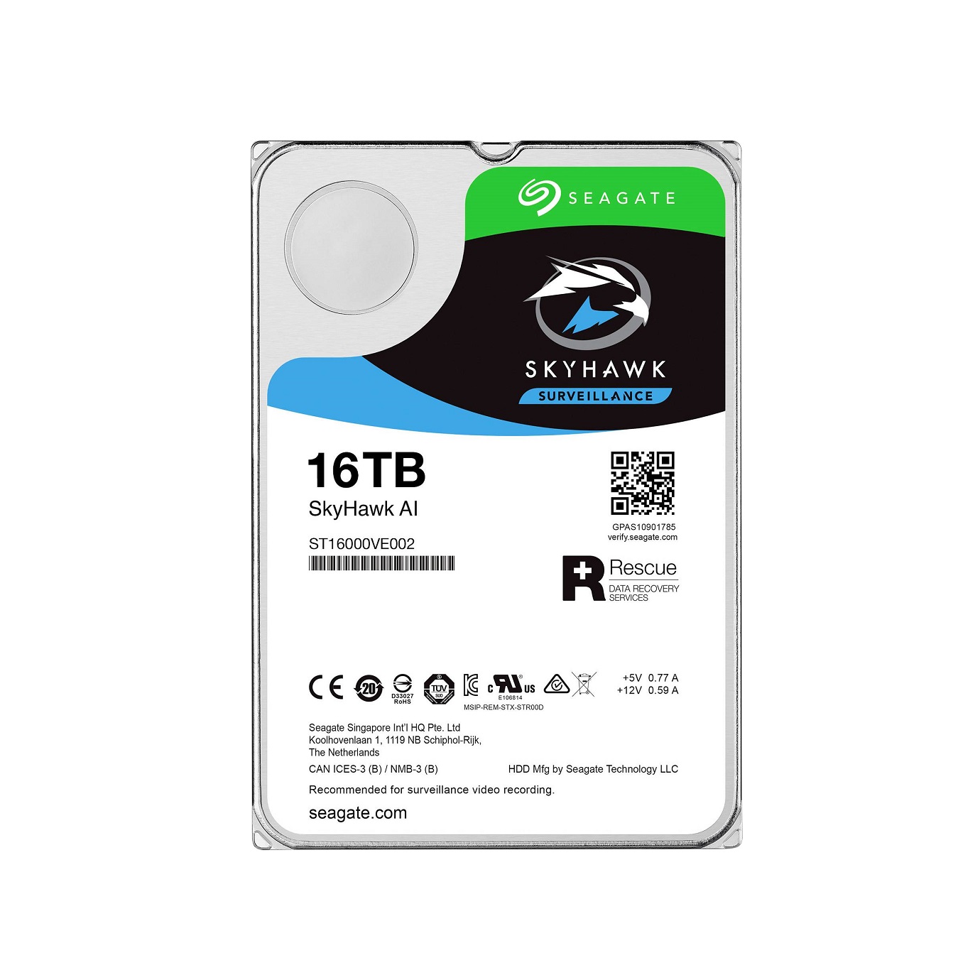 Ổ cứng HDD 16TB Seagate Skyhawk - Camera Cần Thơ